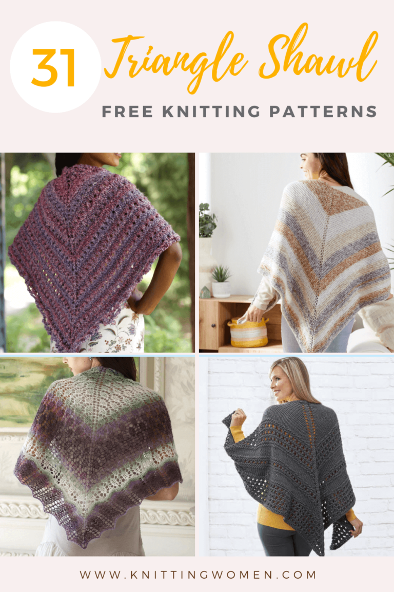 31 Terrific Triangle Shawl Knitting Patterns (Free + Video Tutorial ...